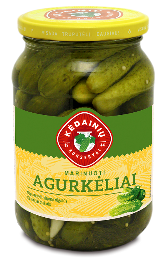 Pickled Gherkins whole, 480g – Baltic Supermart