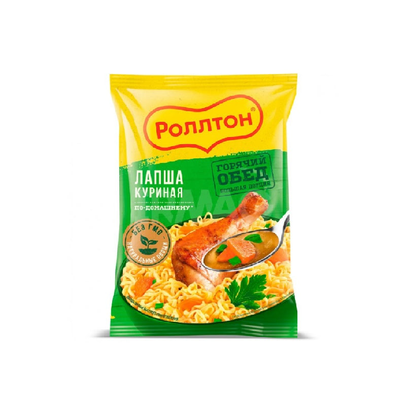 Rollton Homemade Noodles with Chicken Flavor, 85g – Baltic Supermart
