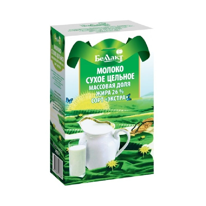 Powdered milk "Bellakt" whole, 26%, 400g – Baltic Supermart