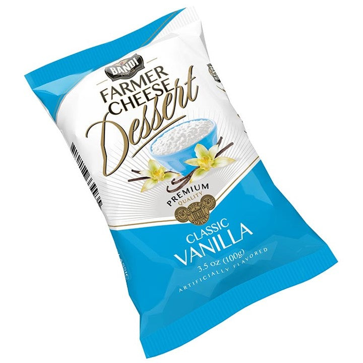Farmer Cheese Dessert BANDI FOODS classic vanilla, 100g – Baltic Supermart