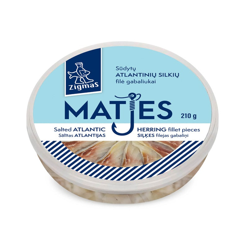 ZIGMAS ONE BITE MATES Herring Fillet Pieces in Oil, 210g – Baltic Supermart