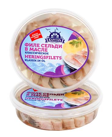 HERRING FILLET CLASSIC IM OEL "MATJE" 200G – Baltic Supermart