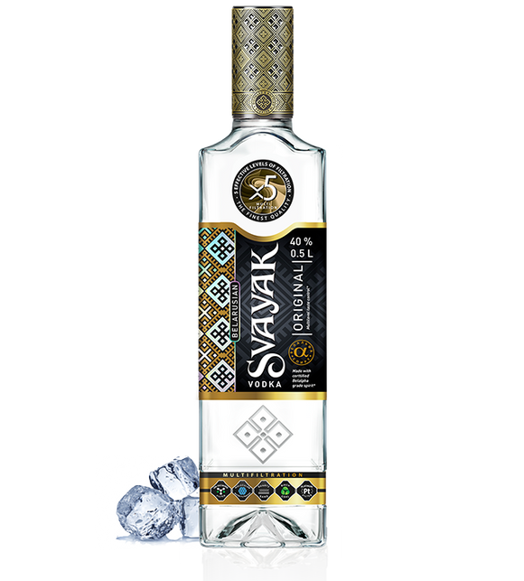 Vodka "Svayak. Original "- a classic of vodka art 40% 0.5L – Baltic ...